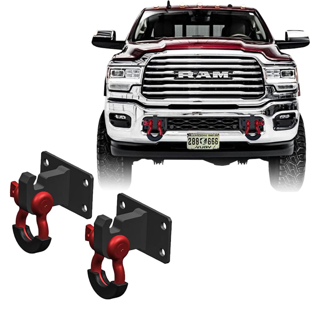 Snapklik.com : Front Tow Hook Mount Bracket And D-Ring Fit 2010-2024 ...