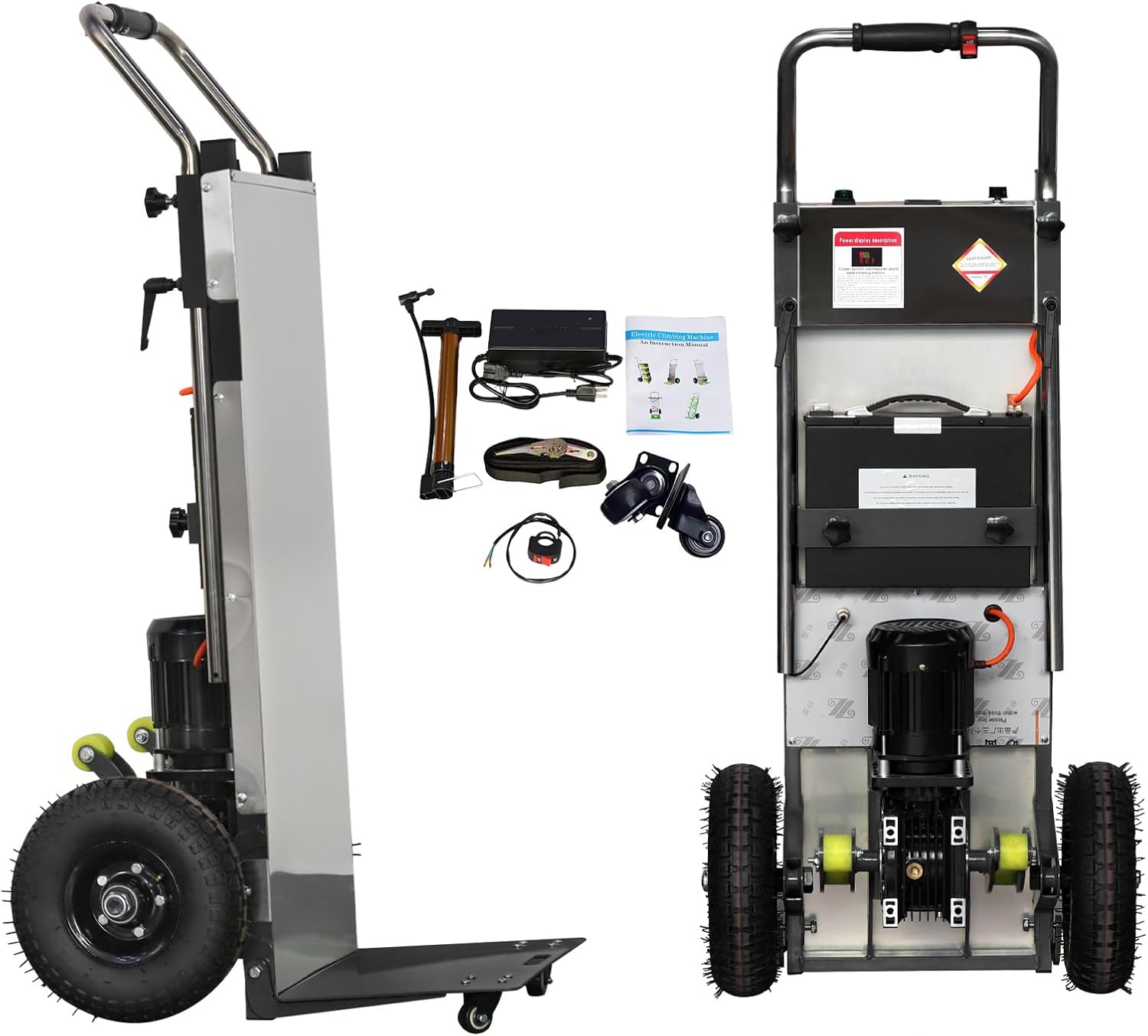 RXFSP 880LB Capacity Electric Stair Climbing Hand Truck – Heavy-Duty ...