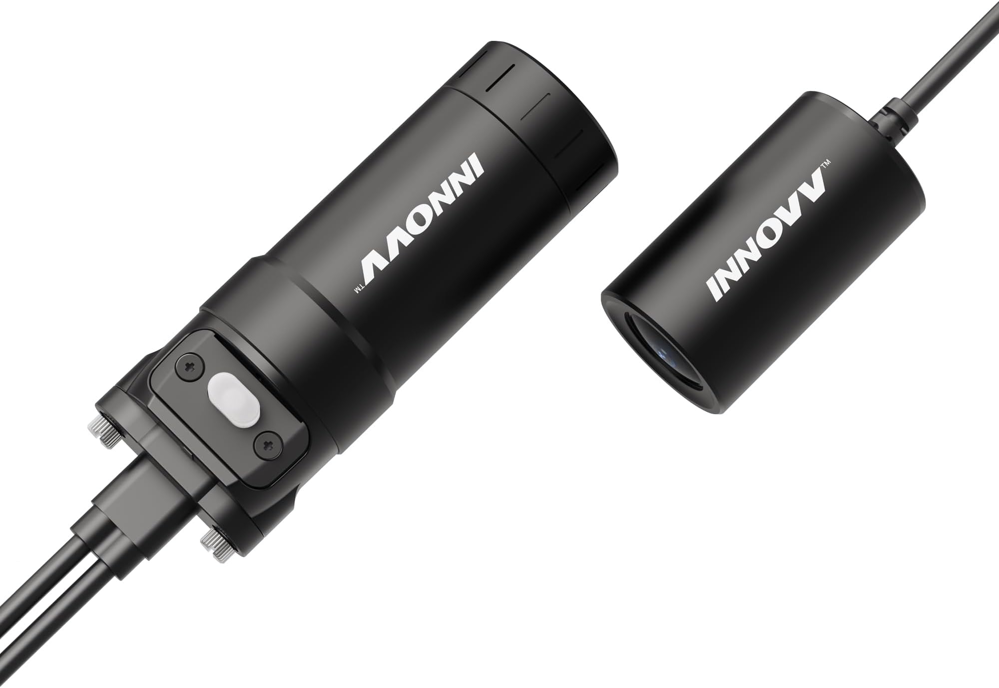 Amazon.com: INNOVV K6 Motorcycle Dash Cam Front and Rear 2K QHD+1080P ...