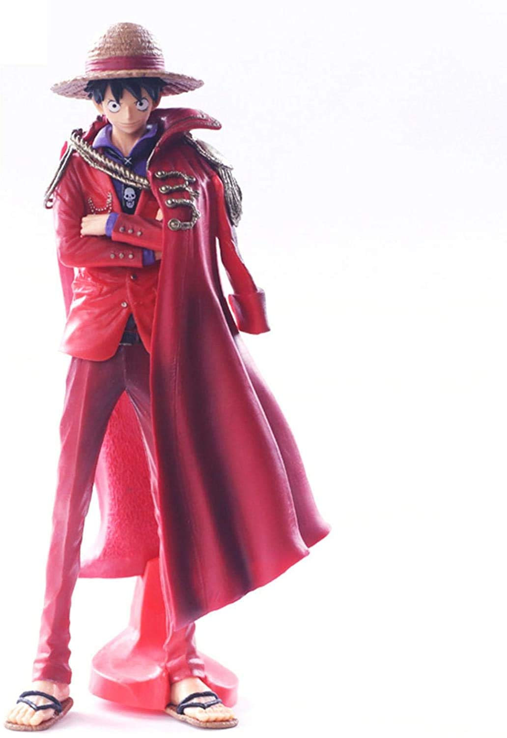 Rgerg One Piece Monkey D Luffy Figure Handsome Red Trench | Desertcart ...