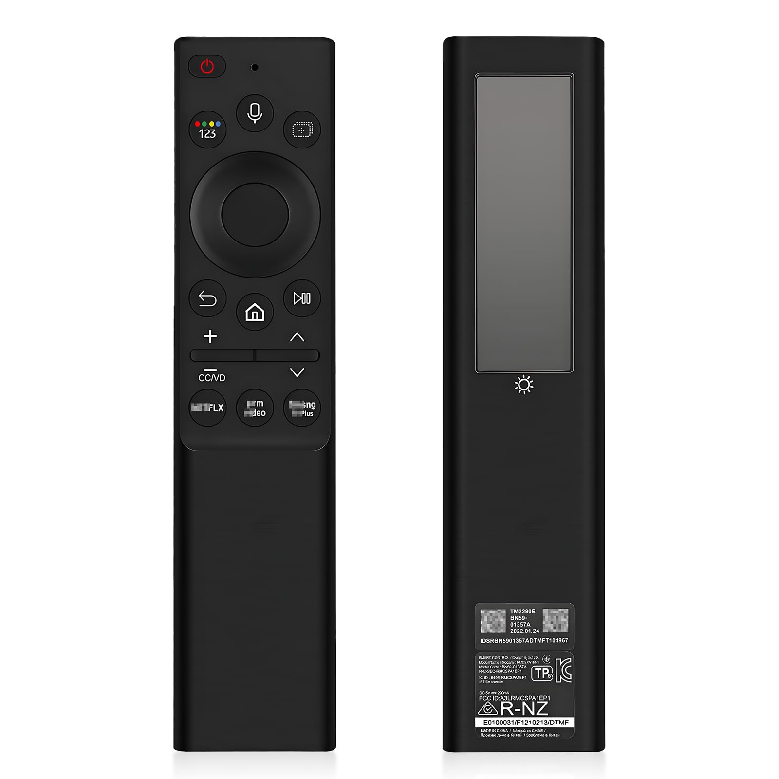 Amazon.com: BN59-01357A Solar Voice Replacement Remote for Samsung ...