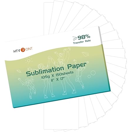 Amazon.com : HTVRONT Sublimation Paper 13x19 Inch - 120 Sheets Easy to ...
