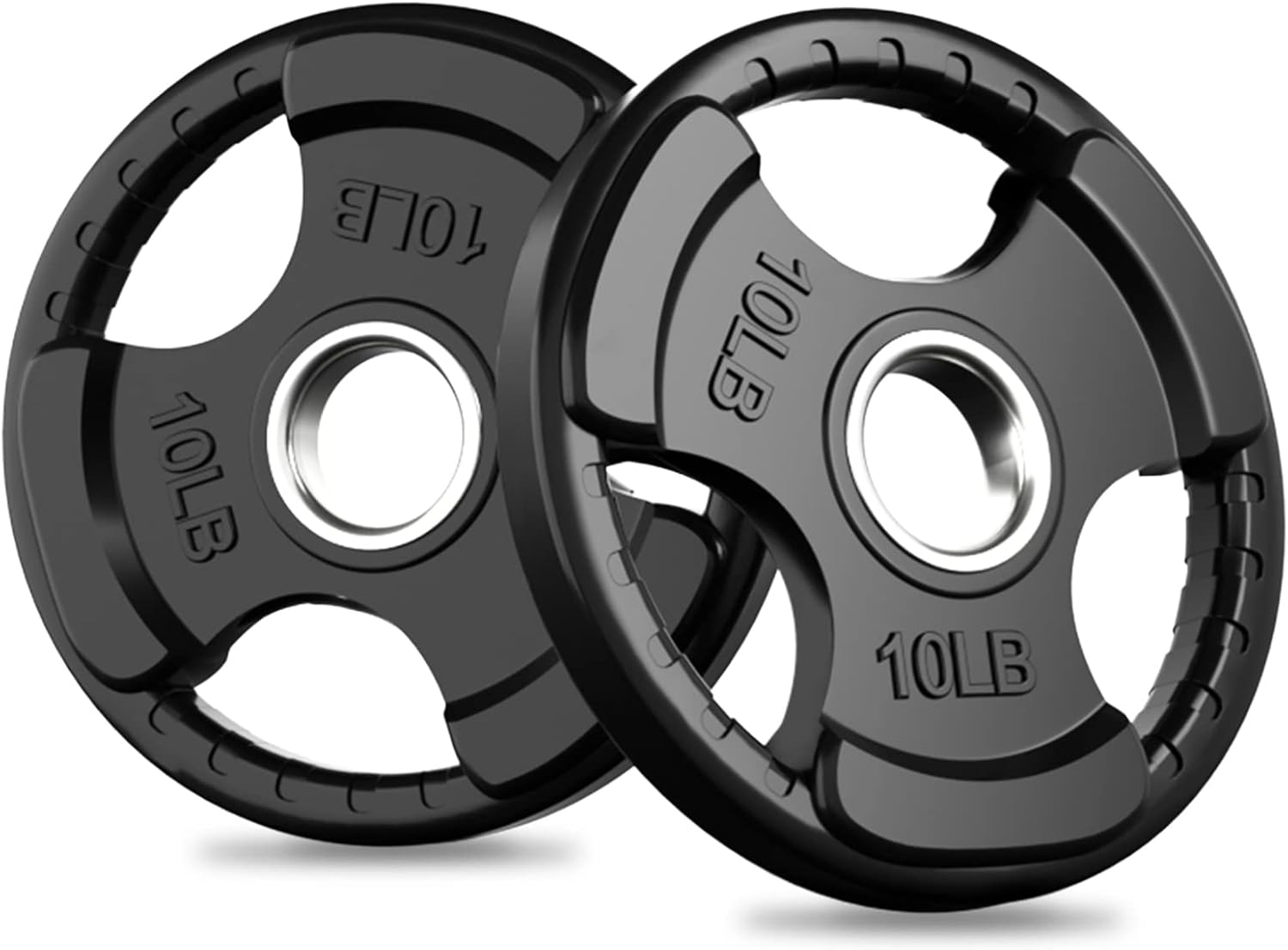 Brandclub - RitFit Olympic Rubber Grip Plates for Barbell, 2-Inch ...