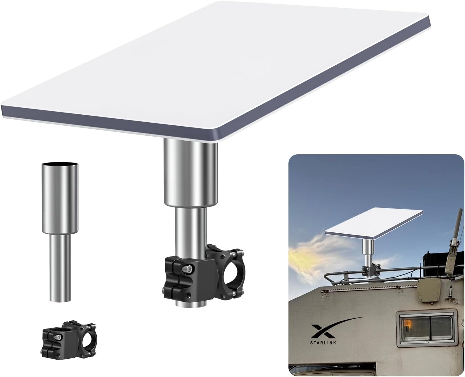 Amazon.com: Koroao Starlink Mini Mount, RV Ladder Mount for Starlink ...