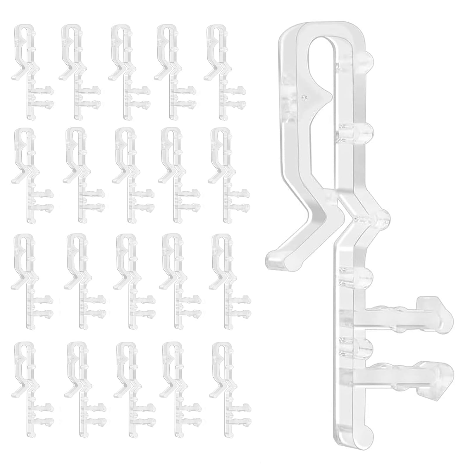 Amazon.com: YuShun Plastic Valance Clips 20Pcs,Hidden Faux Wood Blind ...