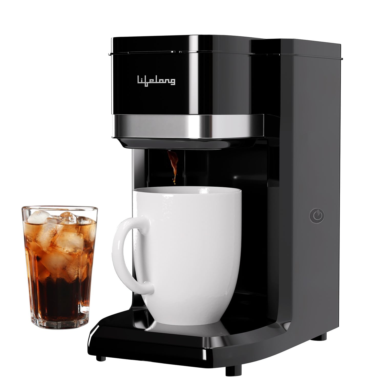 Buy Lifelong Single Cup Coffee Maker- 350 W Coffee Machine for Single ...