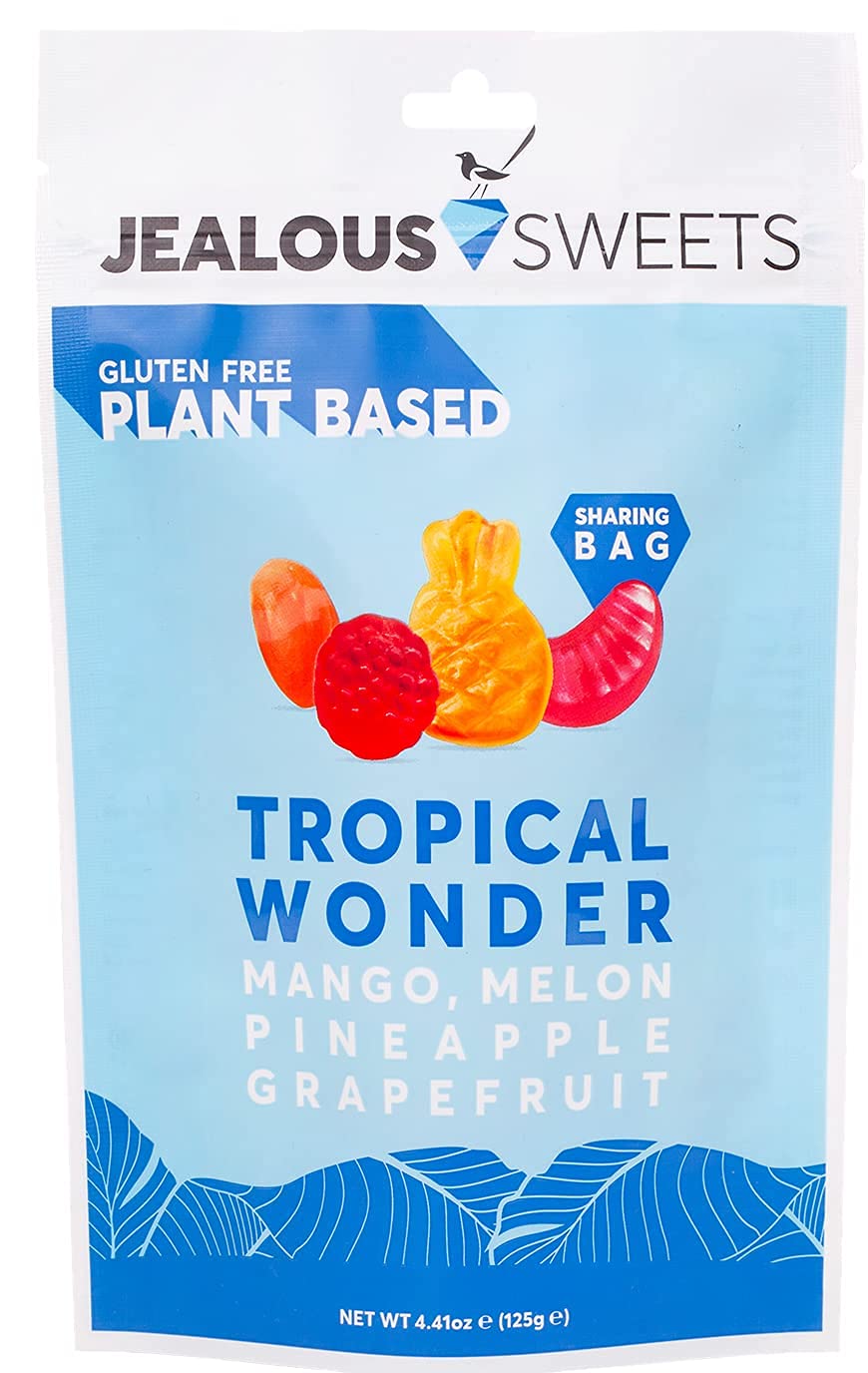 Amazon.com : JEALOUS SWEETS Organic Tropical Wonder Share Bag, 125 GR ...