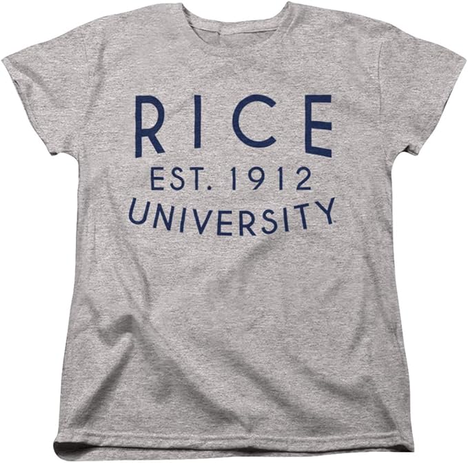 Amazon.com: Rice University Official Simple Women's T Shirt : Sports ...