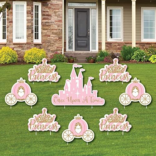 Amazon.com : Big Dot of Happiness Little Princess Crown - Party ...