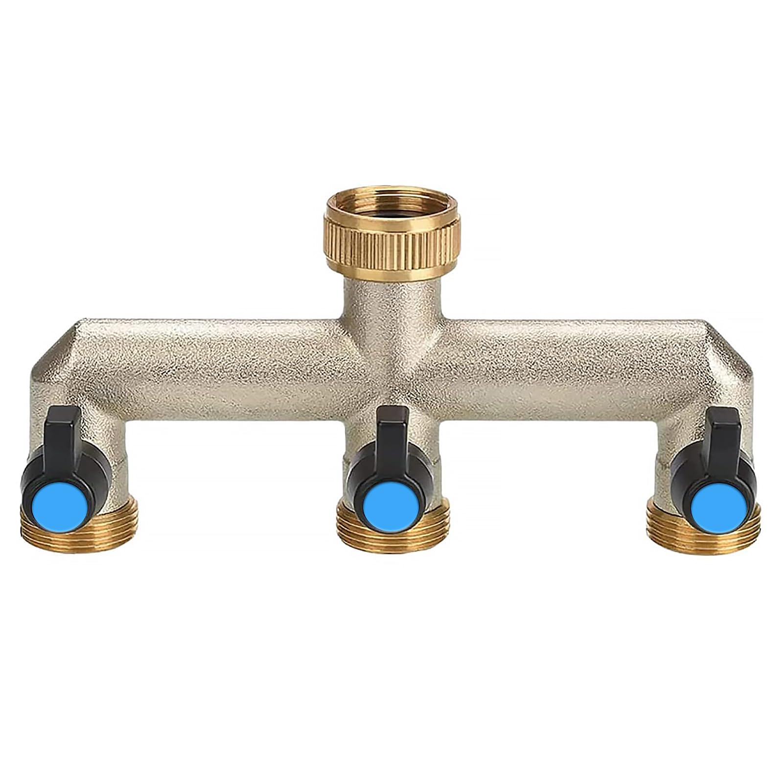 Brass Garden Tap Splitter 3 Way Hose Manifold,Multi Tap Connector ...