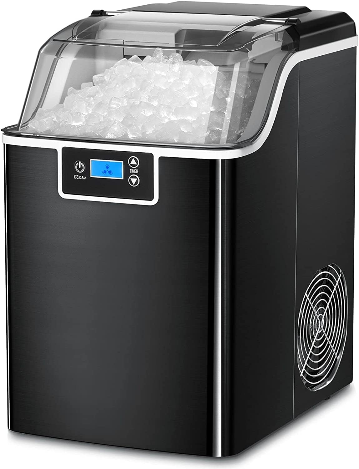 Amazon.com: Nugget Ice Maker Countertop with Self-Cleaning,Chewable ...
