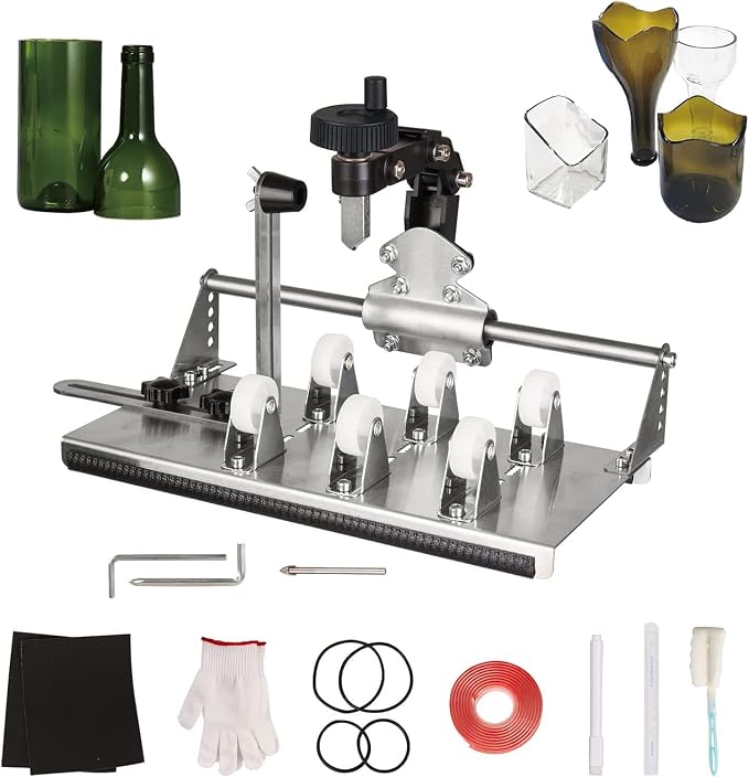 Adjustable Glass Bottle Cutter Kit, Glass Bottle Cutter, Upgraded DIY ...