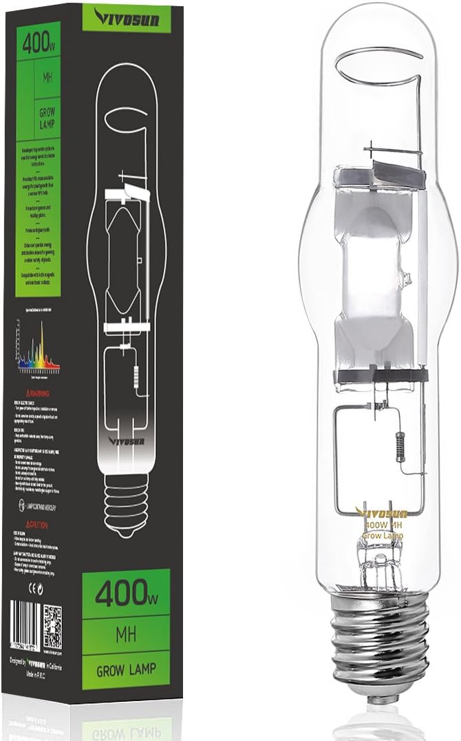 Amazon.com : VIVOSUN 400 Watt Metal Halide MH Grow Light Bulb Lamp ...