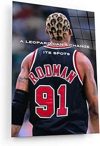 Amazon.com: Pix Wall Art Give Everything Dennis Rodman Canvas ...