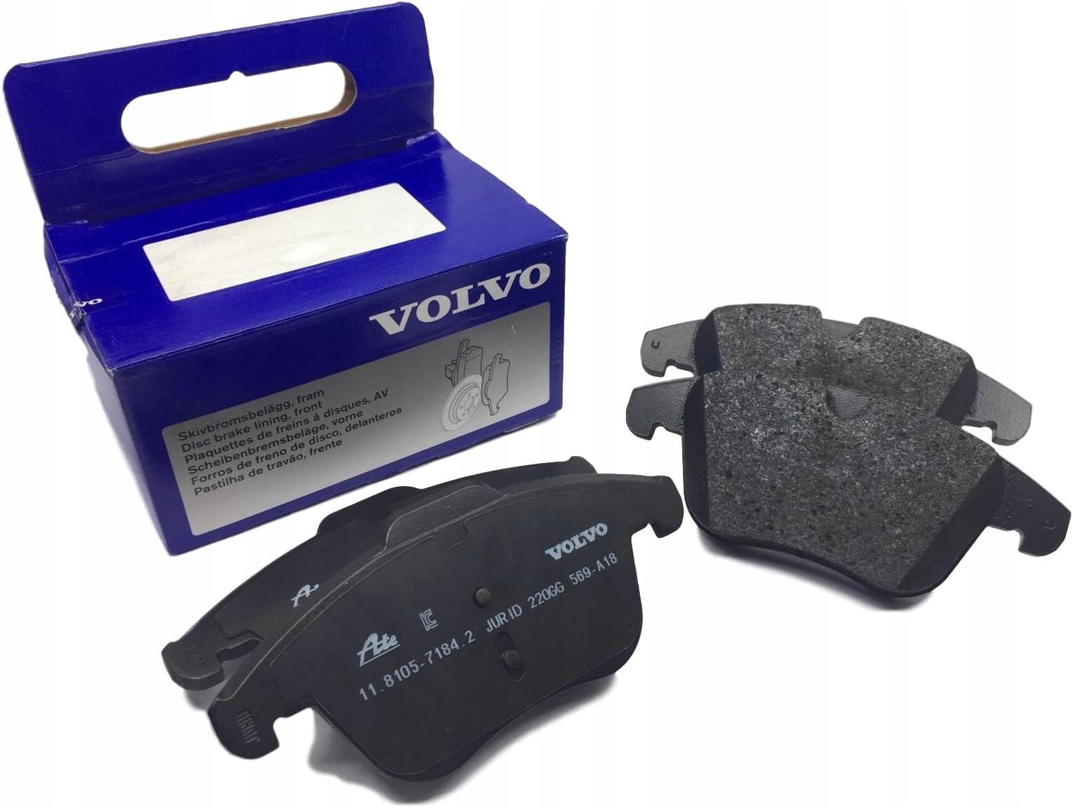 Amazon.com: Genuine Volvo Brake Pad Kit, Rear 32287447 : Automotive