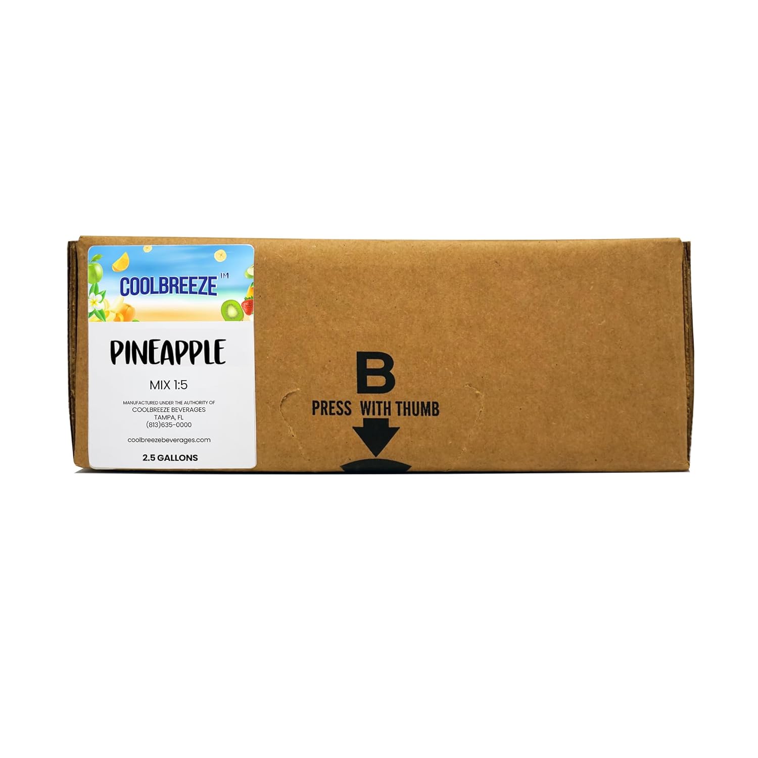 Amazon.com : Coolbreeze Beverages Pineapple Juice Concentrate – 2.5 ...