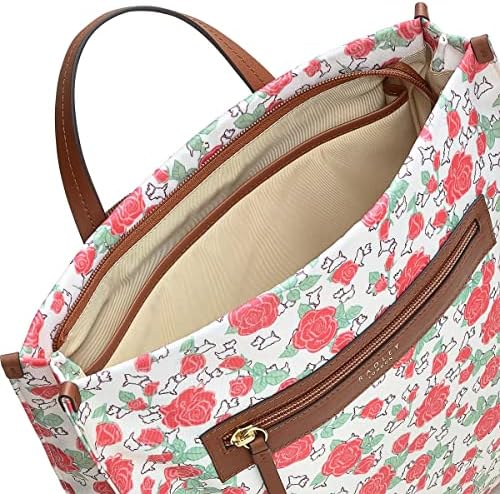RADLEY London Roses Responsible Medium Zip-Top Backpack in Light ...