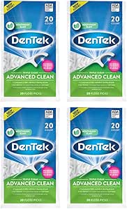 Amazon.com: DenTek Triple Clean Advanced Clean Floss Picks, No Break ...