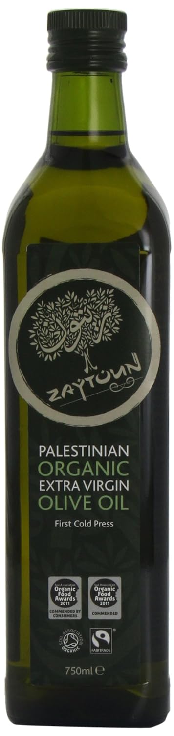 Amazon.com : Zaytoun Organic Extra Virgin Olive Oil 750ml : Grocery ...