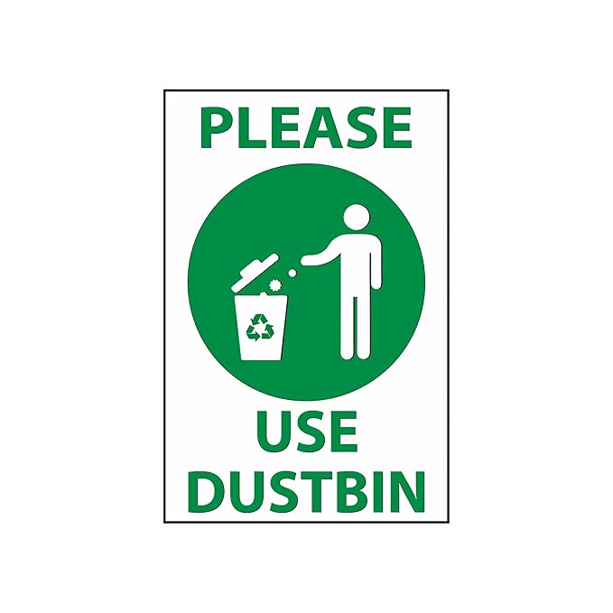 Anne Print Solutions® Use Dustbin Stickers for Office Stickers | Hotel ...