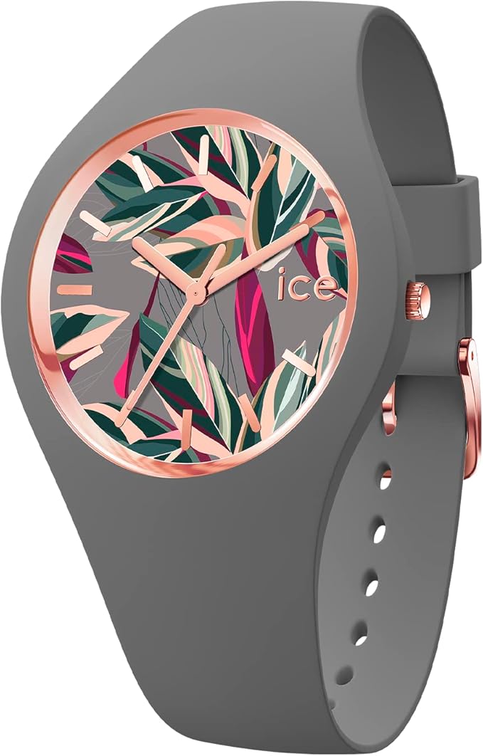 ICE-WATCH Femme Analogue Quartz Montre avec Bracelet en Silicone 020515 ...
