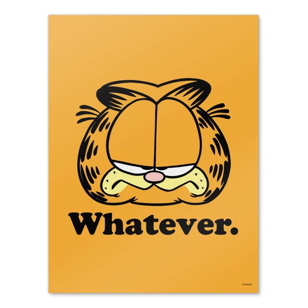 Garfield Bored Face