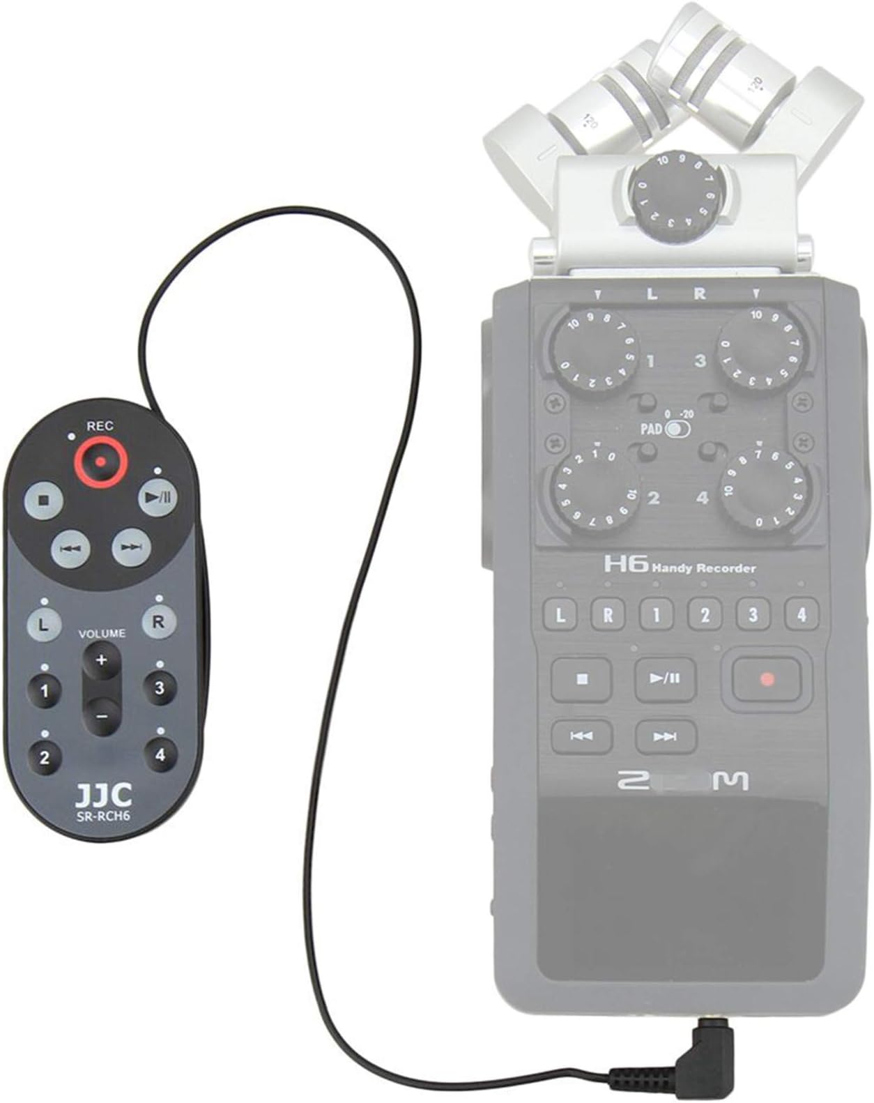 Amazon.com: Movo REC-4 Wired Remote Control for Zoom H2n, H4n Pro, H5 ...