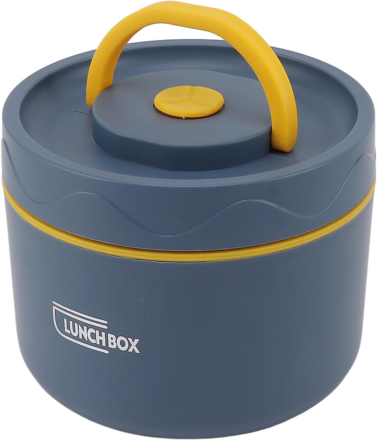 Trisar Fiambrera Aislada de Acero Inoxidable 550ml, Contenedor Redondo ...