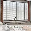 Amazon.com: VELIMAX Frosted Black Lattice Window Film Static Cling ...