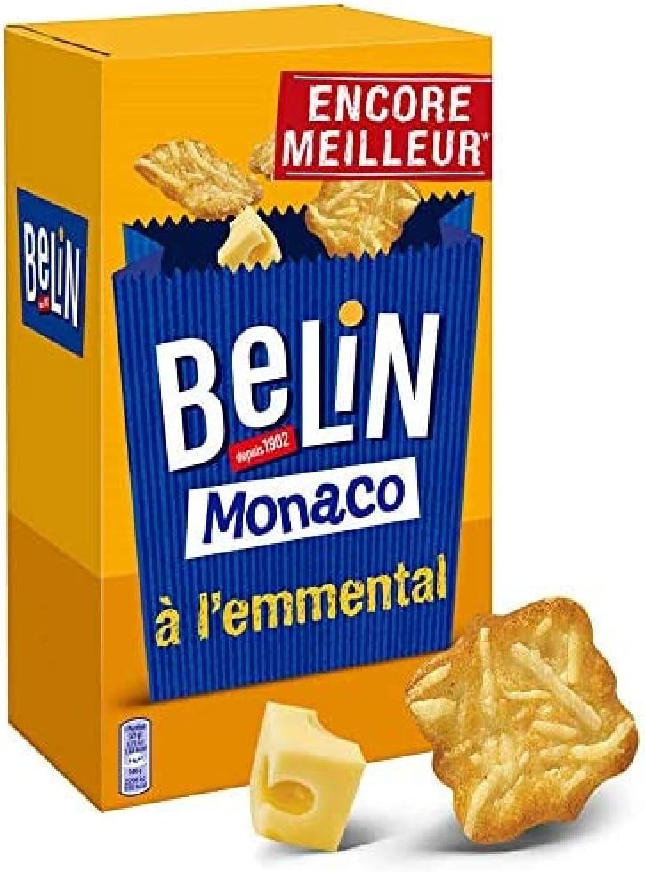 Belin Monaco Emmental Crackers, 50g : Amazon.co.uk: Grocery