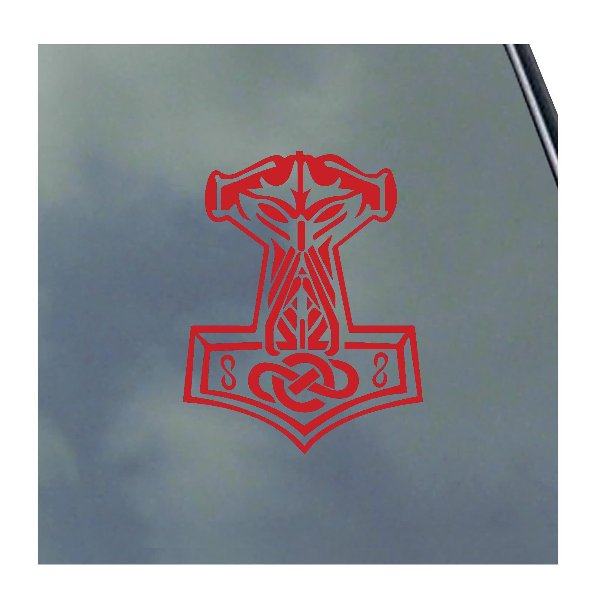 Buy KLO Graphics Mjolnir Vinyl Sticker Decal Norse Viking Asatru Thor ...