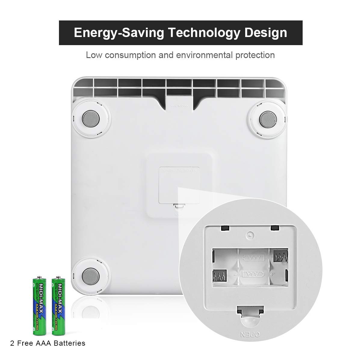 ONE-MI Digital Scale Physician Body Weight Portable Stadiometer 2-in-1 ...