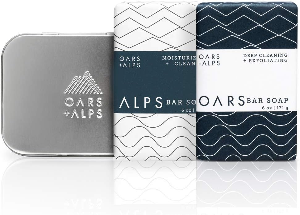 Amazon.com : Oars + Alps Men's Bar Soap Gift Set, Dermatologist Tested ...