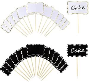 56Pcs Food Labels for Buffet, Food Flags, Food Flags for Buffets to ...