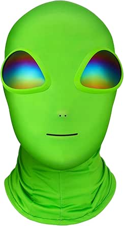 Amazon.com: ramede 1 Piece Alien Mask Adult Halloween Mask Cosplay Set ...