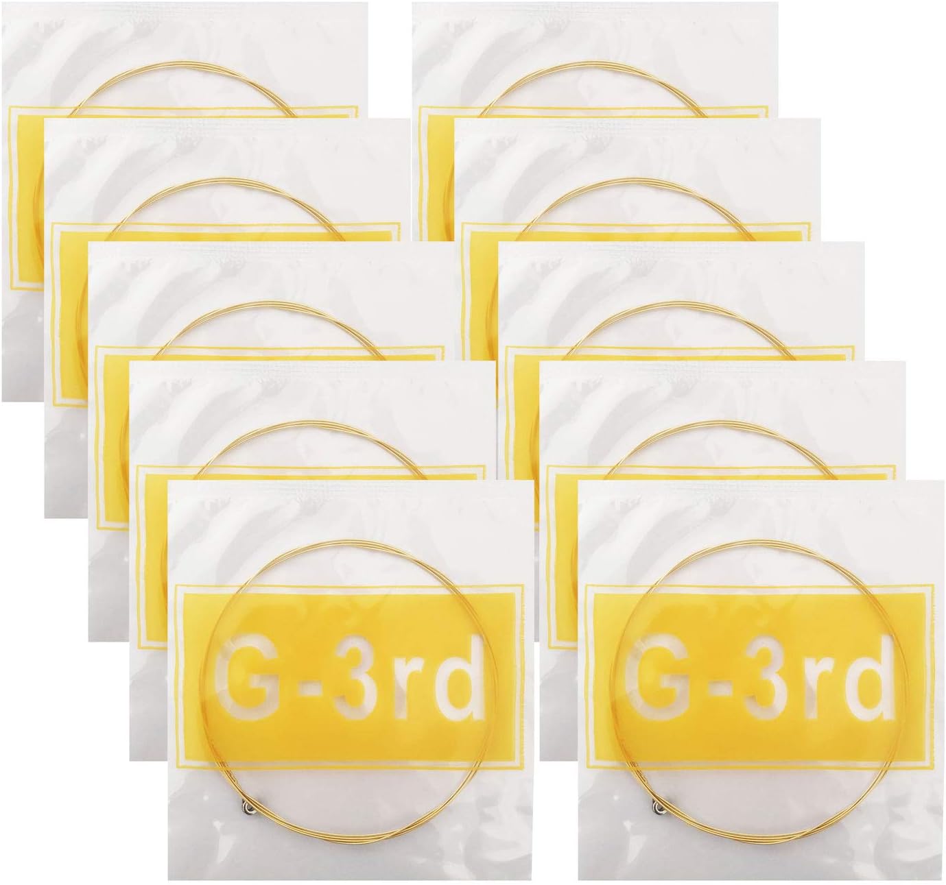 Amazon.com: 5pcs Acoustic Guitar G Strings Well Balanced Light Tension ...