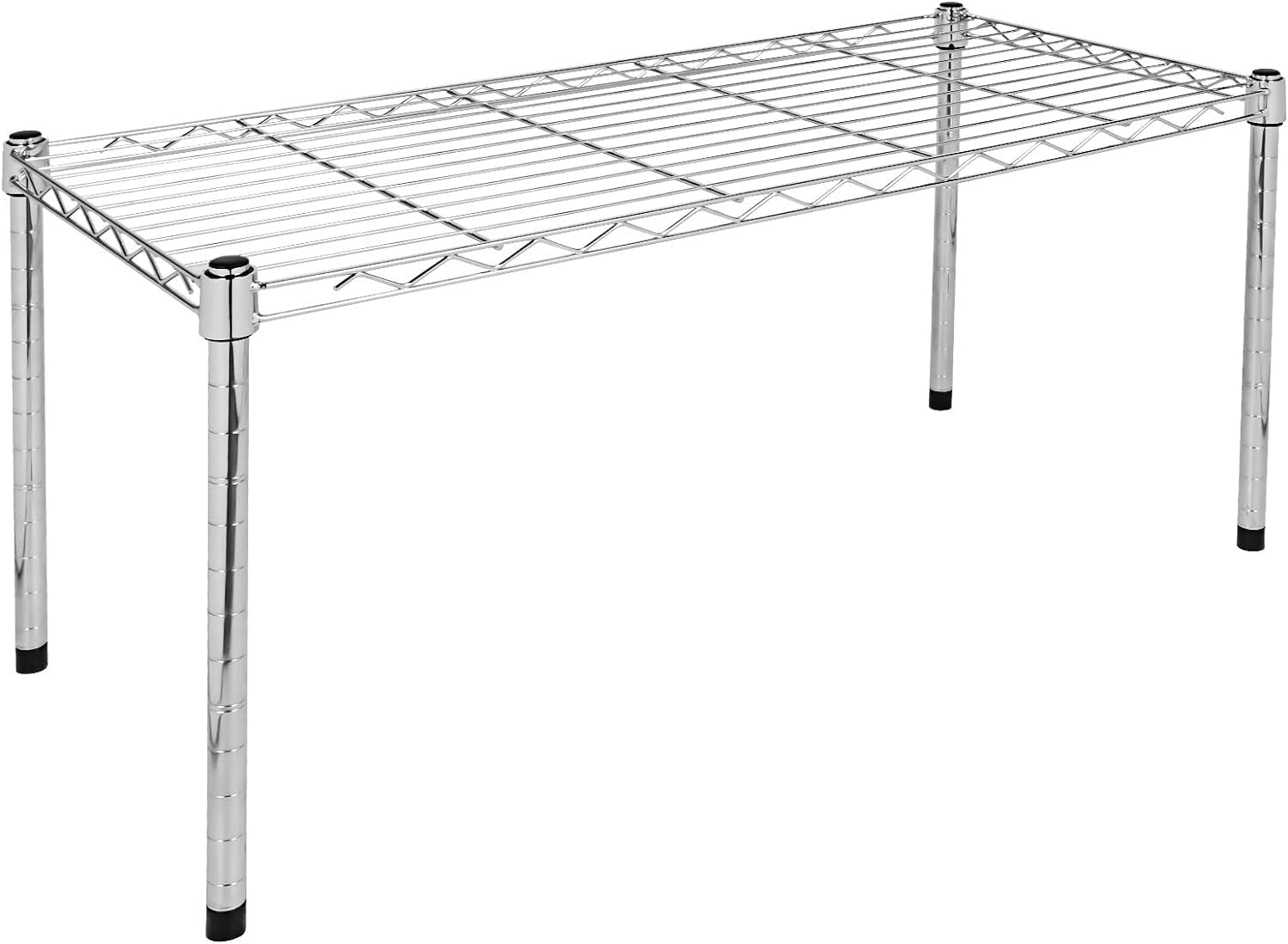 Simple Deluxe Heavy Duty 1-Shelf Shelving, Adjustable Storage Units ...