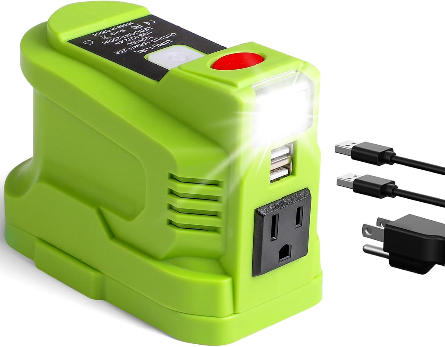 Amazon.com: 150W Power Inverter for Ryobi 18V, DC 18V to AC 110-120V Battery Inverter, Portable ...