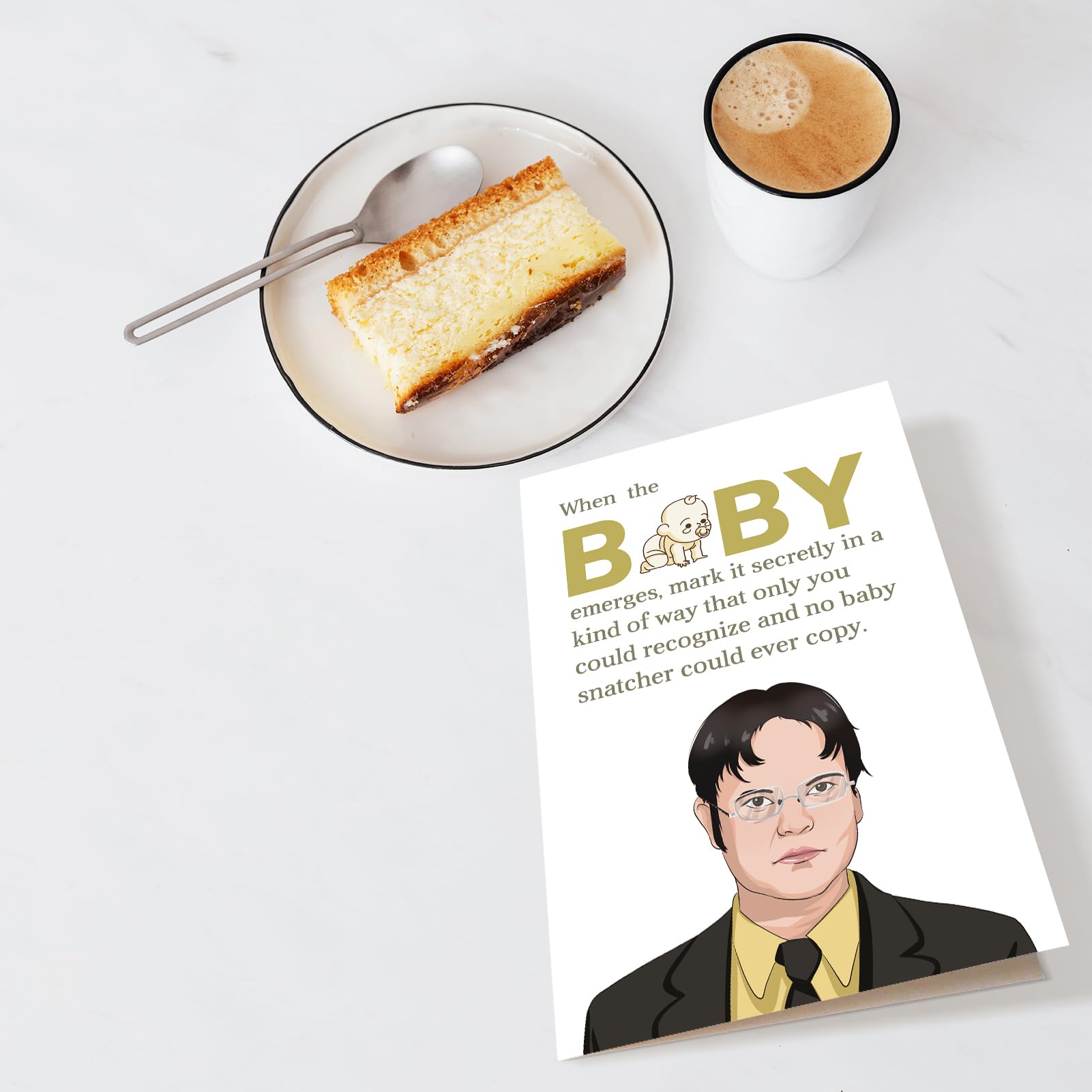 Snapklik.com : Funny The Office New Baby Card, Dwight Schrute Baby ...