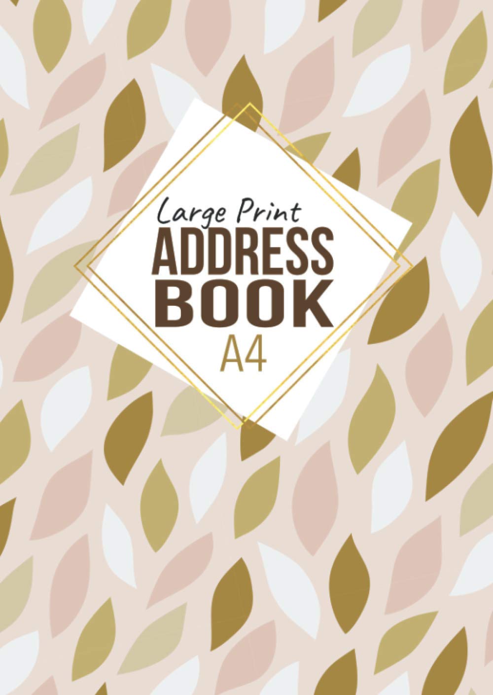 Large Print Address Book A4: Telephone Address Book Big Print | Office ...