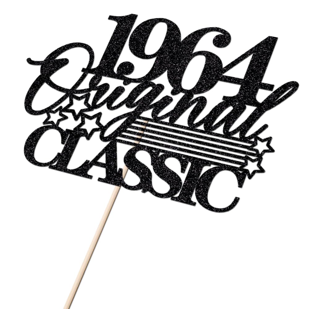 Snapklik.com : Classic 1964 Original Cake Topper, Happy 61st Birthday ...