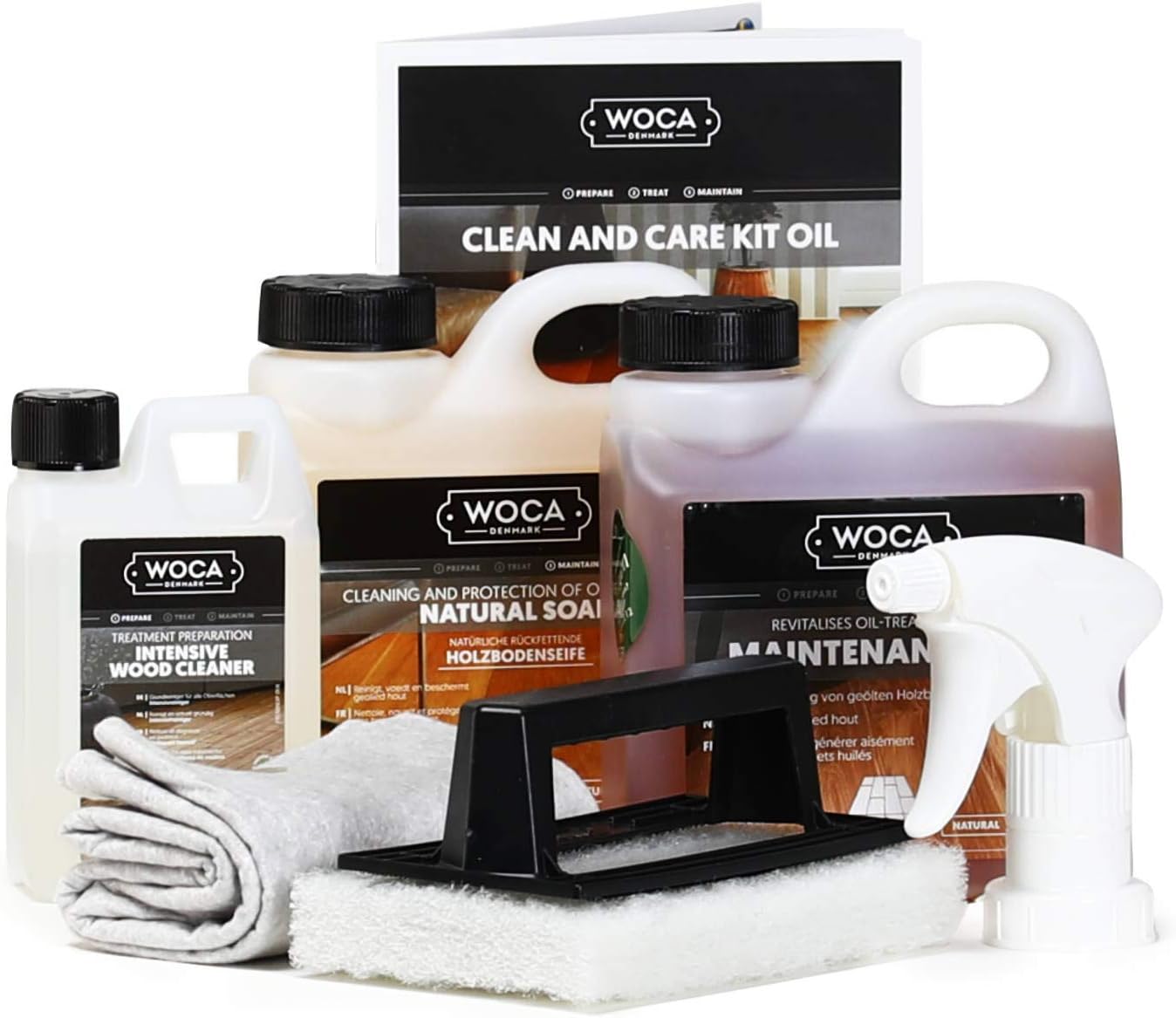 WOCA Denmark Maintenance Oil – White, 1L | Refreshes & Protects Oiled ...