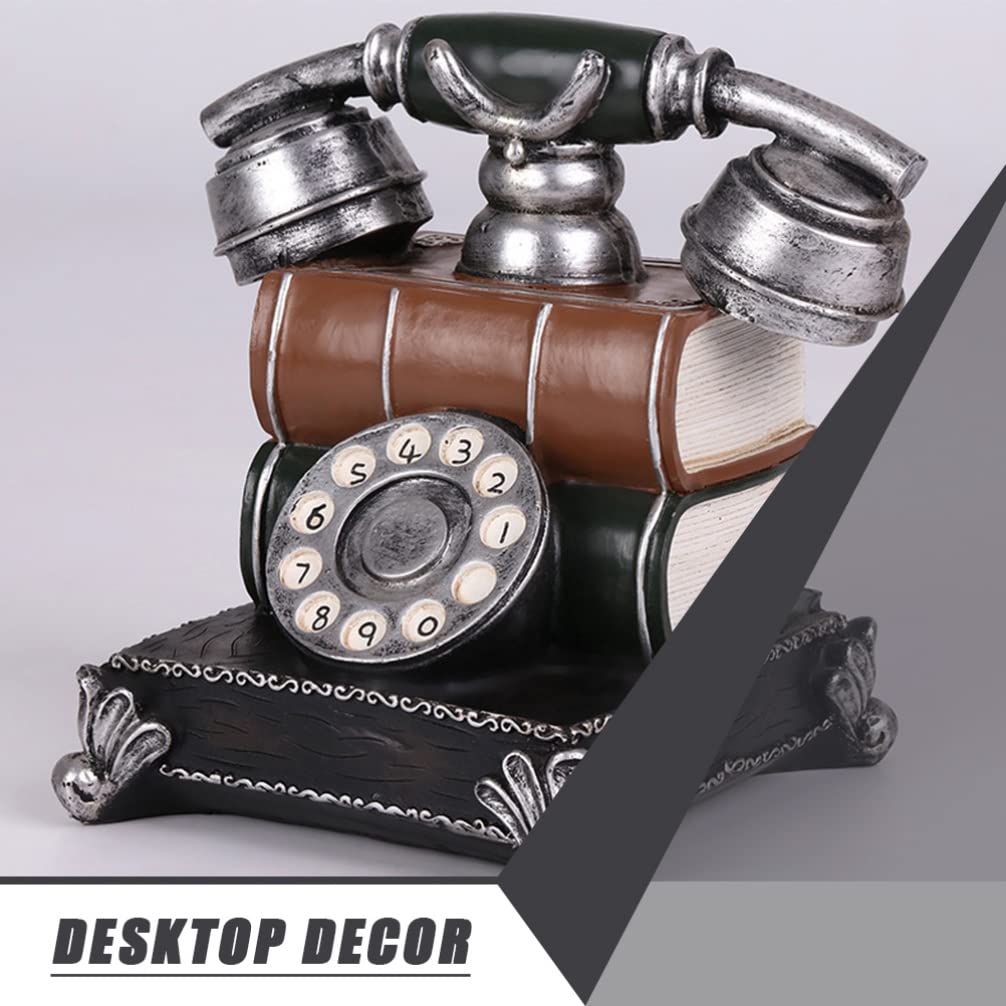 Garneck Kids Phones Vintage Landline Coin Bank Telephone Modelling ...