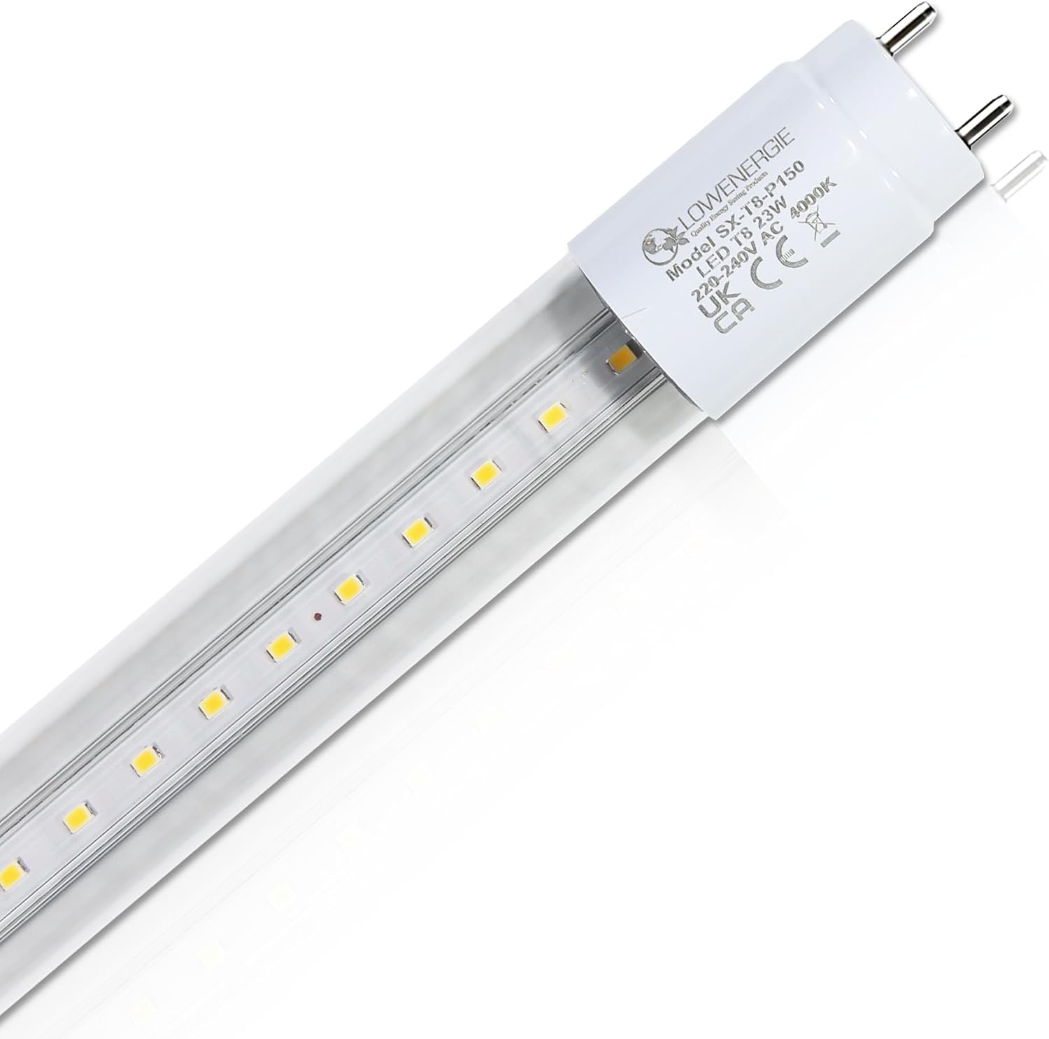 LOWENERGIE LED Tube Light T8 Fluorescent Replacement 5ft High LUX ...