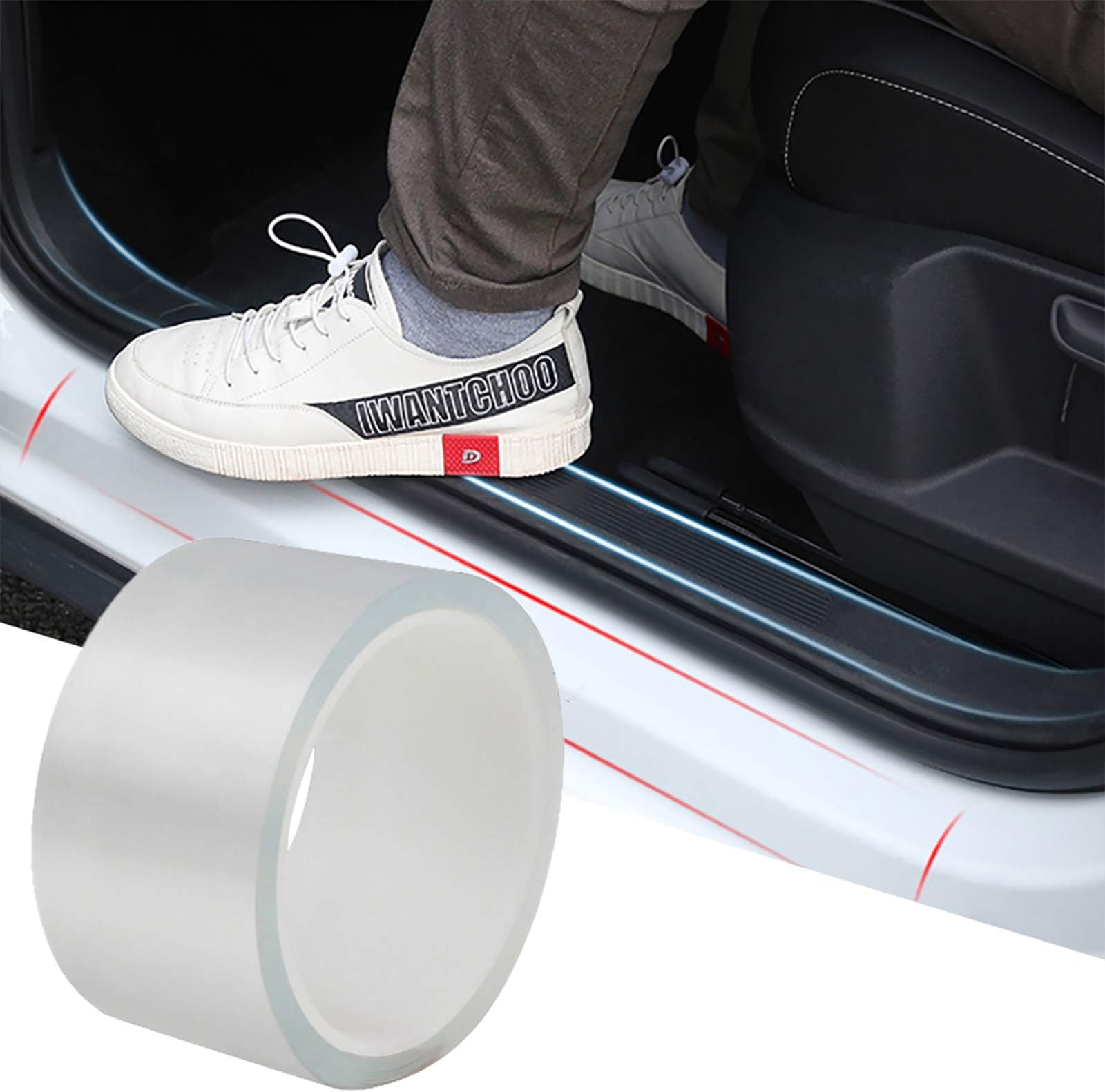 Universal Car Door Sill Protector - Edge Guard Protection Film Anti ...