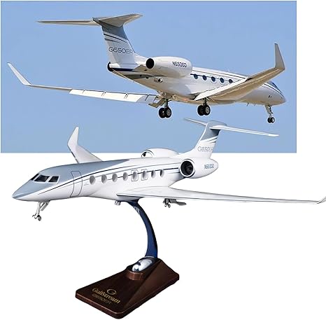 1/68 Scale Gulfstream G650 Business Jet Model Voice-Controlled Lighting ...
