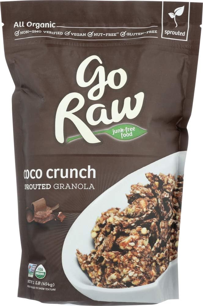 Amazon.com: Go Raw, Organic Sprouted Granola, Coco Crunch , 1 lb (Pack ...