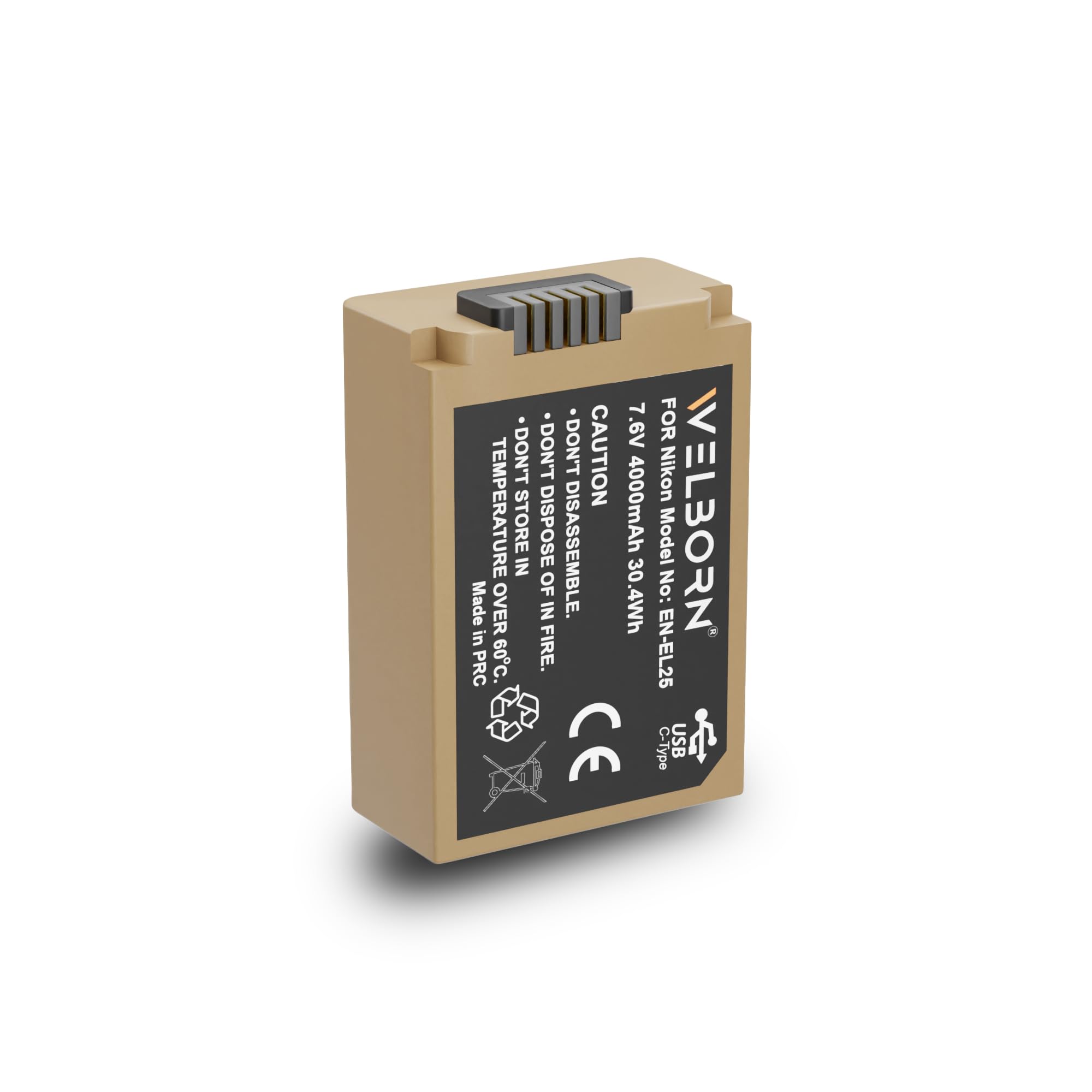 Buy Welborn EN-EL25 (4000 mAH) Platinum Lithium-ion Battery with C Type ...