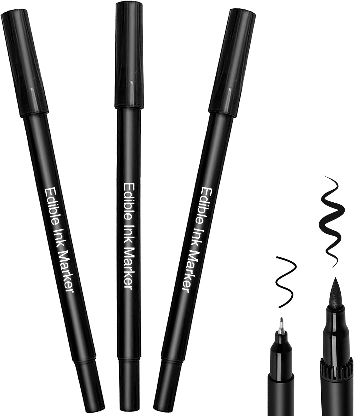 Amazon.com: Wilton Black Food Marker, 2-Count Pack of Edible Markers ...