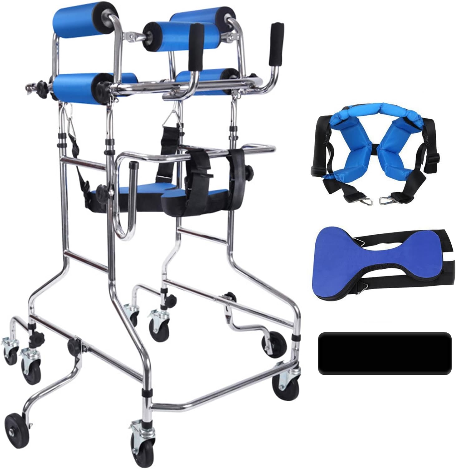 Amazon.com: Adjustable Medical Walker with Stand-Up Support, Walking Frame, Adult Walker, Lower ...